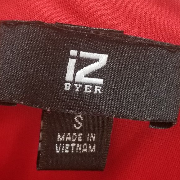 Iz Byer | Dresses | Nwot Iz Byer Hilo Maxi Red Orange Green Floral Sm ...